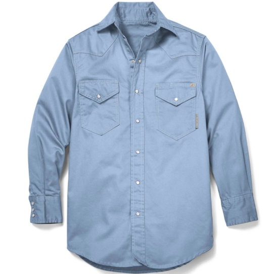 Rasco FR CAT 2 Lightweight Work Blue Snap Down